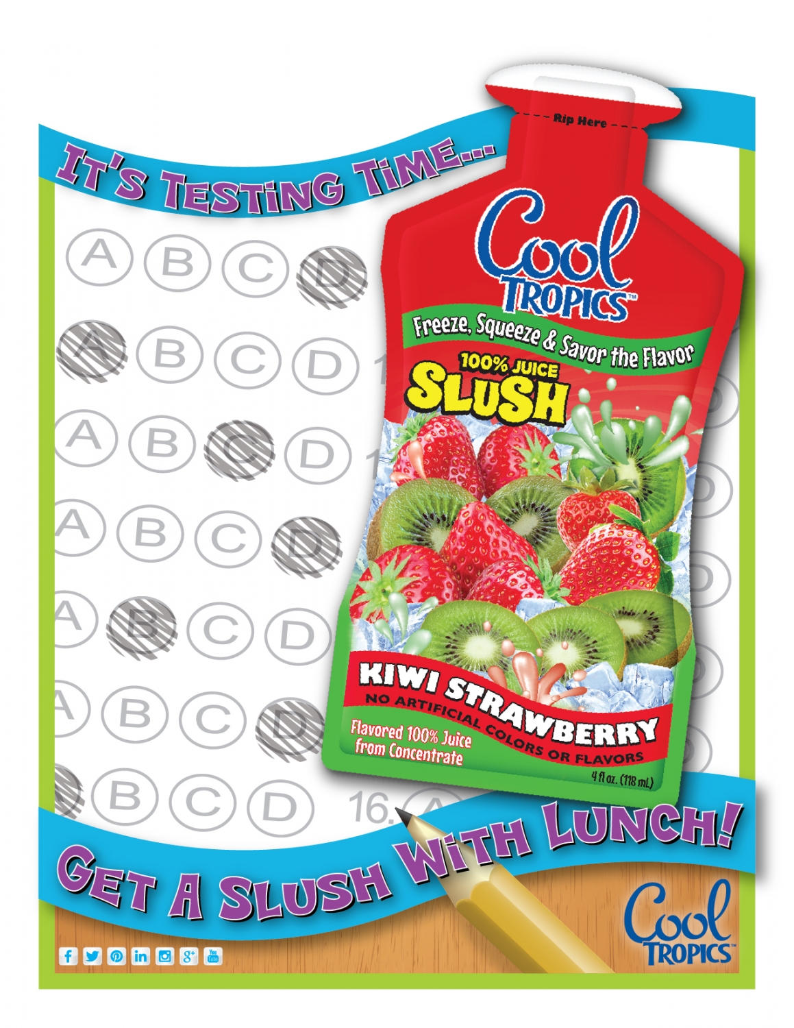 Standardized Test Day Flyer – Cool Tropics